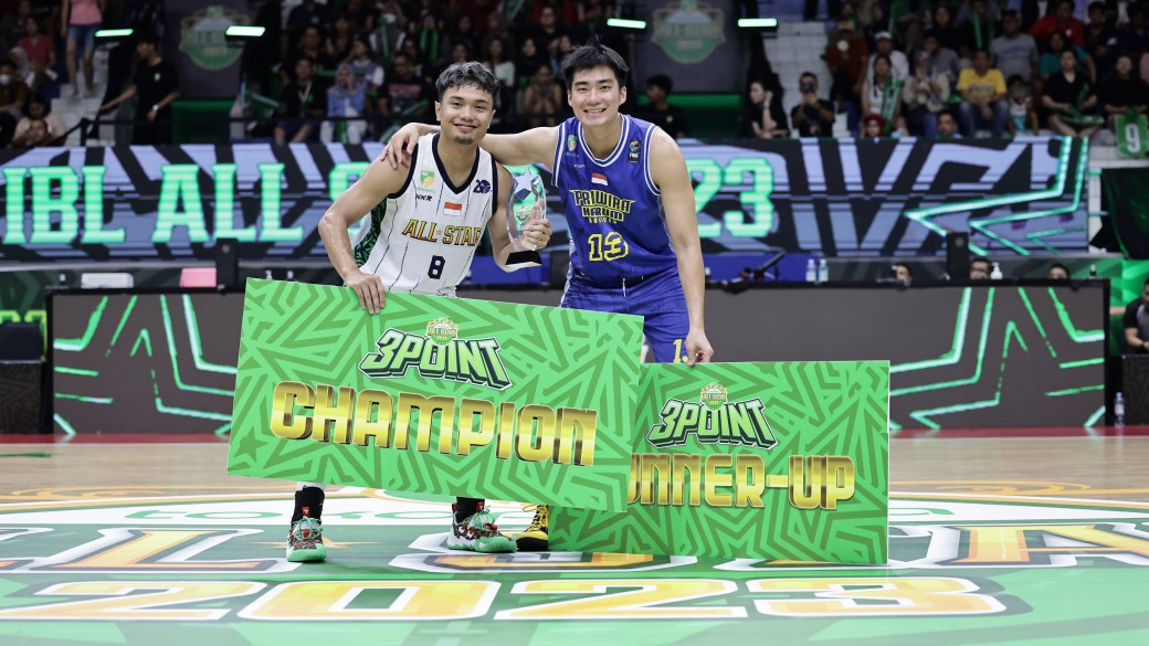 Yudha Saputra Kalahkan Hans Abraham Dalam Three Point Contest - IBL